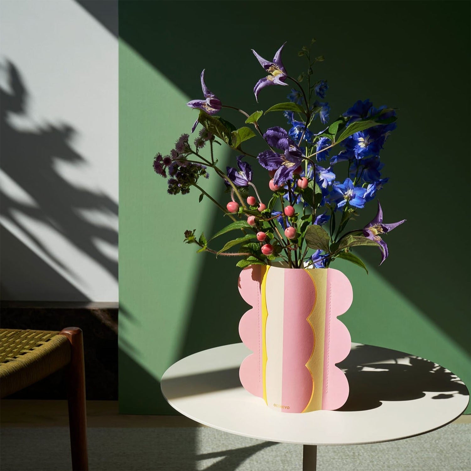 Mini Paper Vase Riviera Wave by OCTAEVO & 54Celsius USA Wholesale